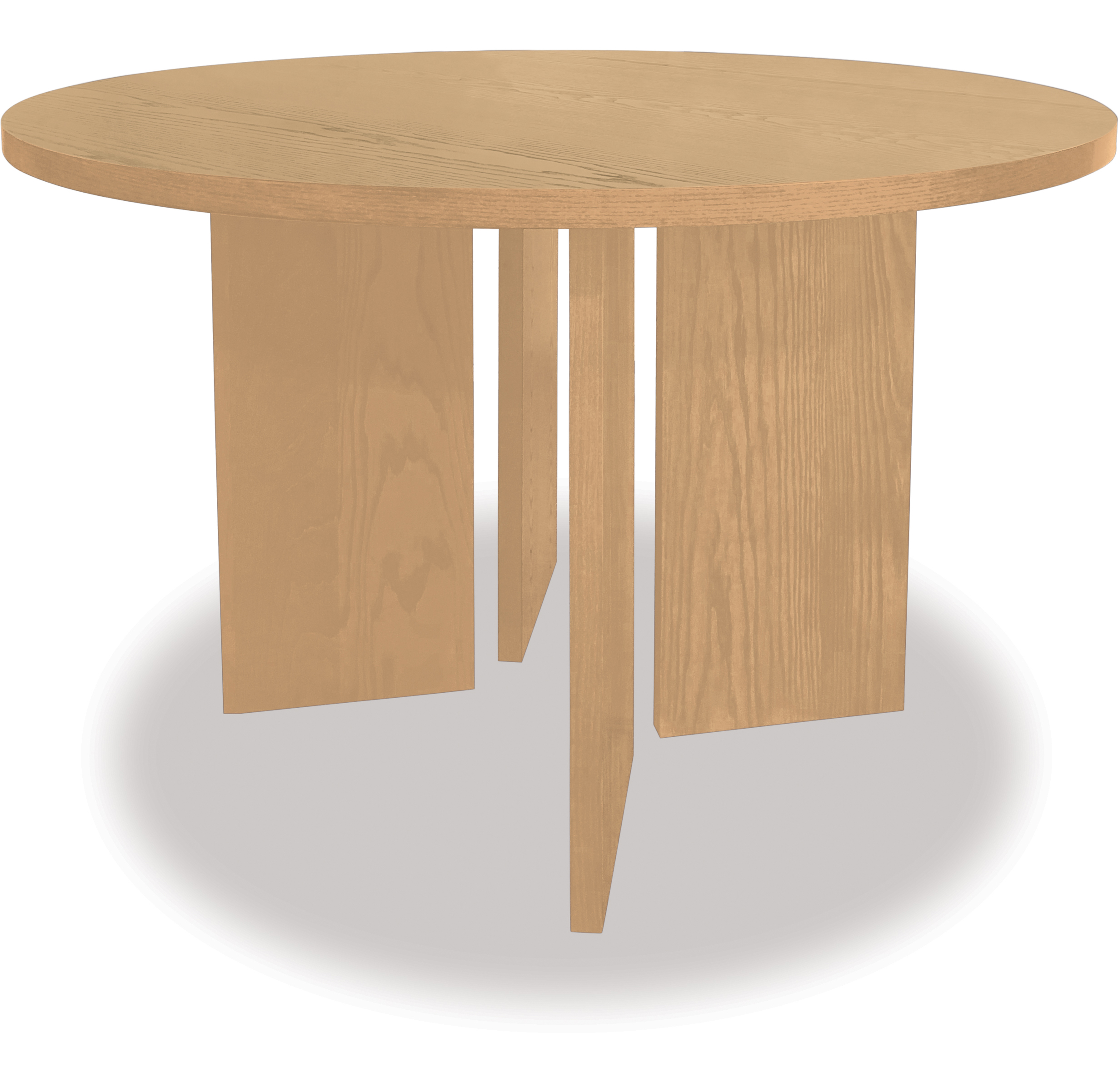 Connect Round Dining Table Plinth Base - Danske Mobler Furniture