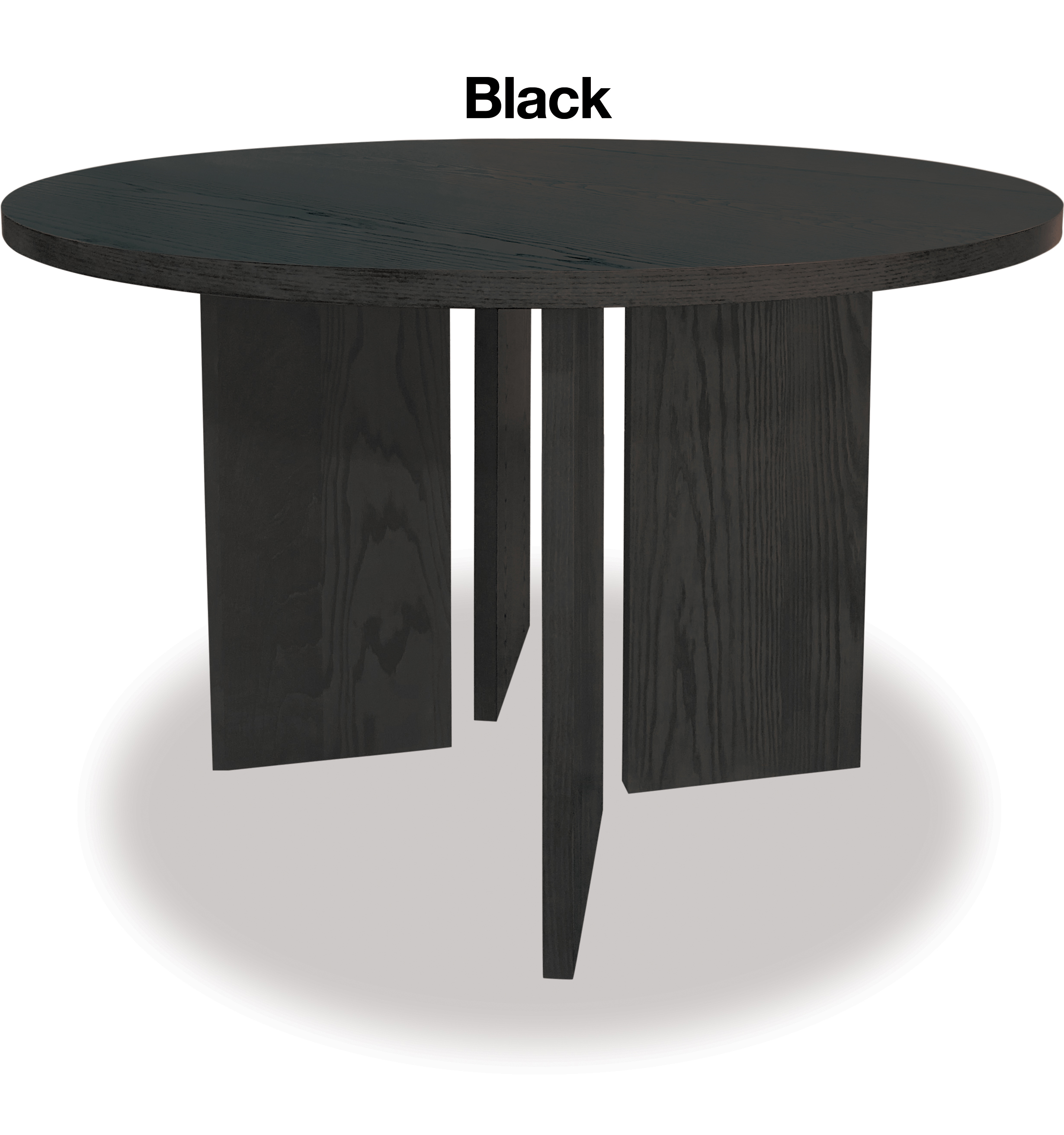Connect Round Dining Table Plinth Base - Danske Mobler Furniture