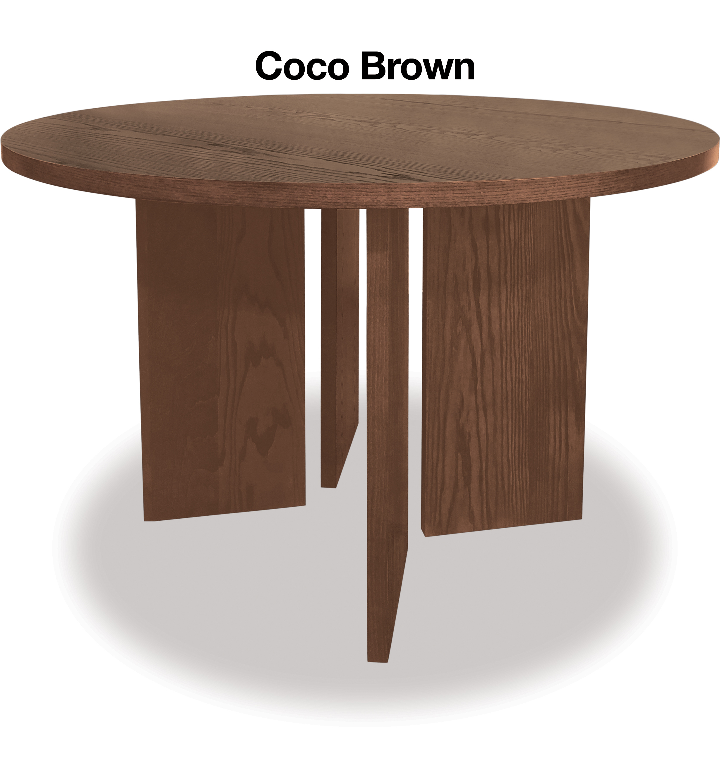 Connect Round Dining Table Plinth Base - Danske Mobler Furniture