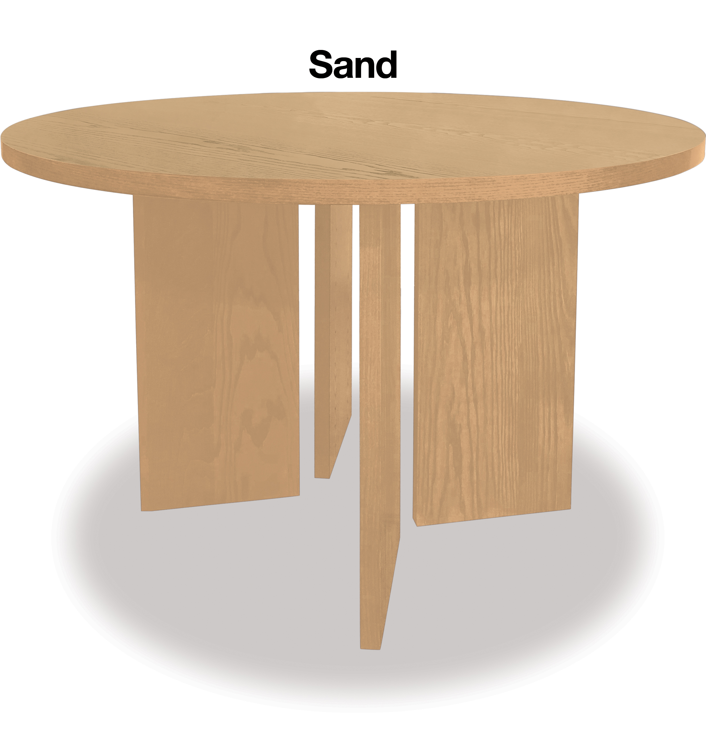 Connect Round Dining Table Plinth Base - Danske Mobler Furniture