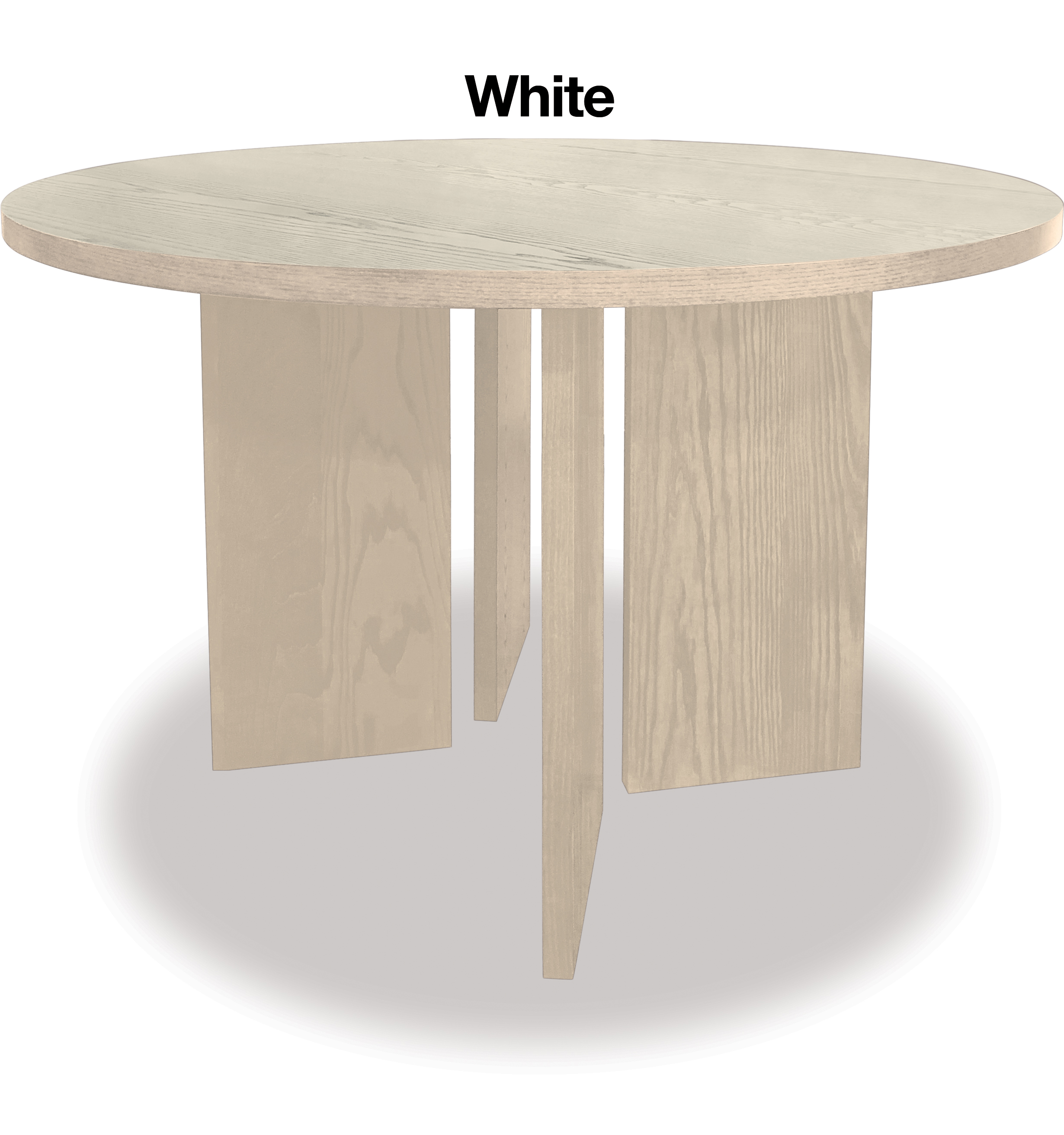 Connect Round Dining Table Plinth Base - Danske Mobler Furniture