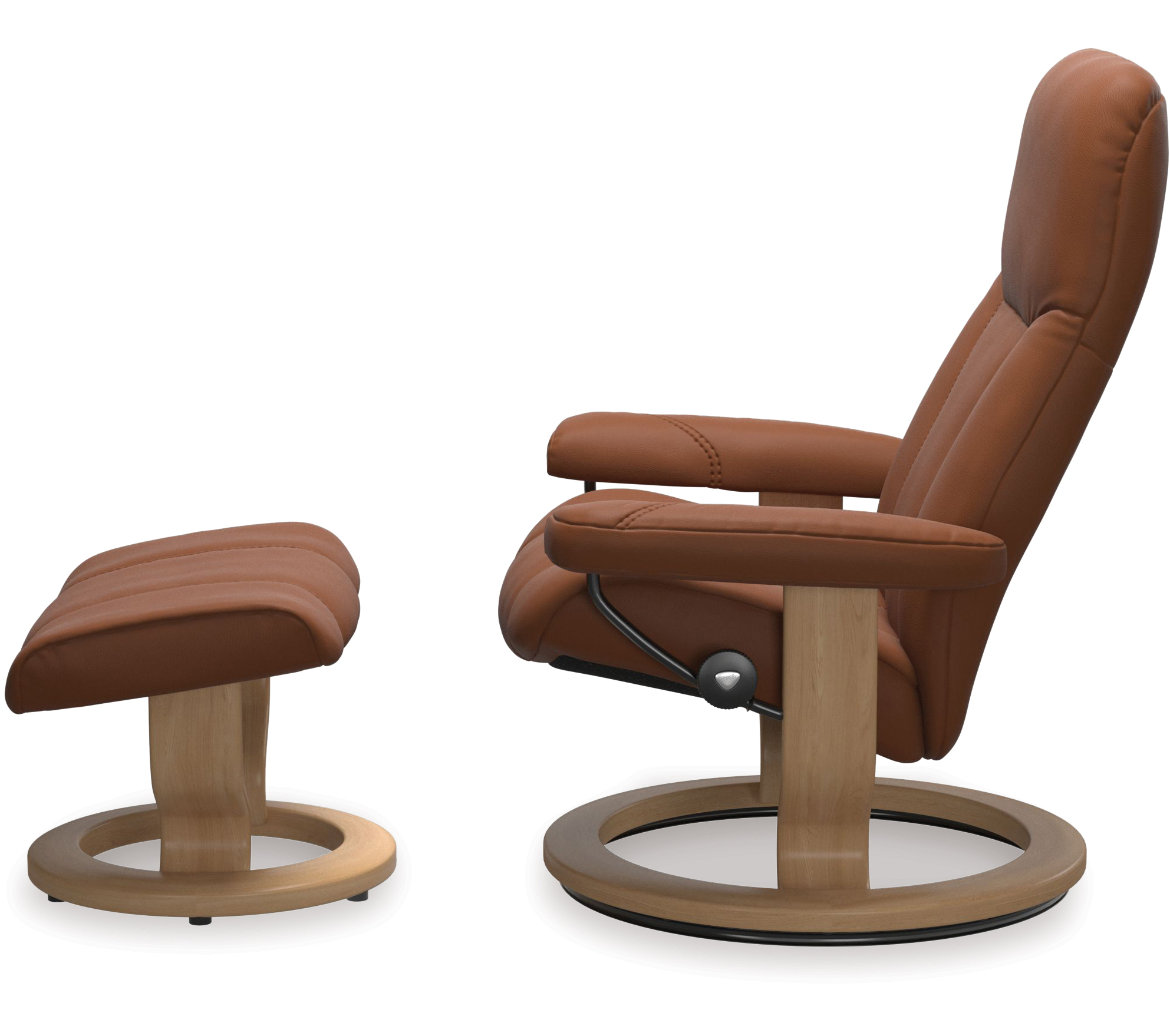 Stressless® Consul Leather Recliner - Classic Base - Danske Møbler