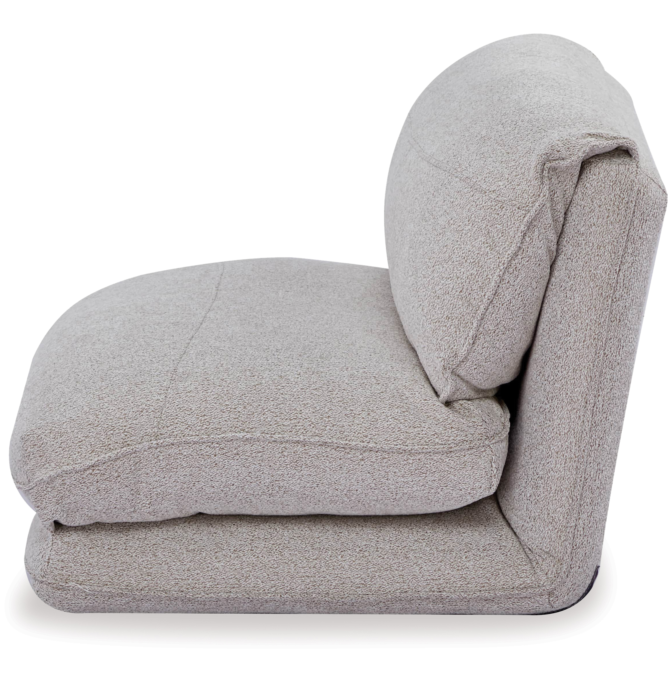 Matakana Single Sofa Bed Chair – Sahara Biscuit Fabric