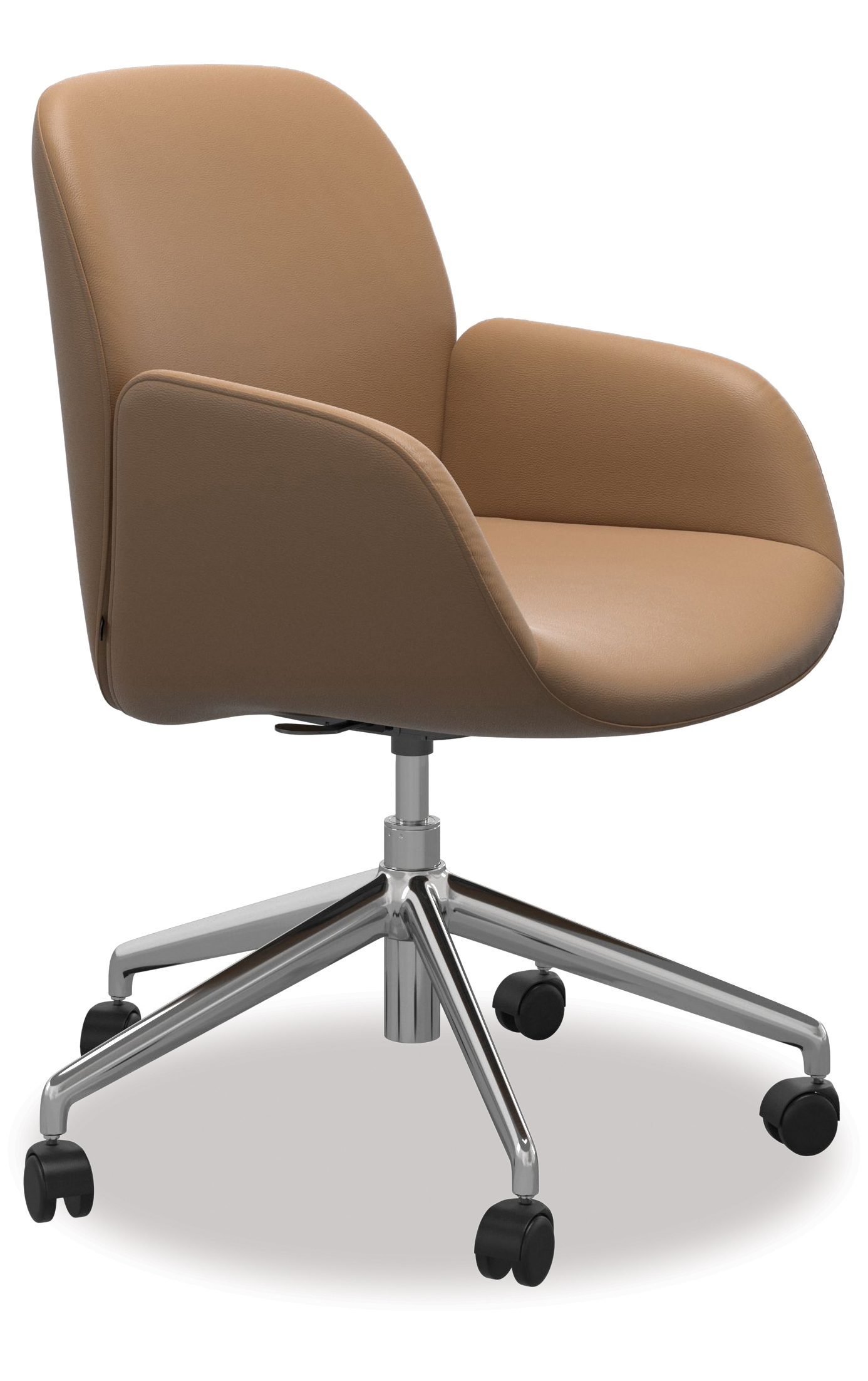 Stressless® Bay Leather Home Office Chair - Low Back