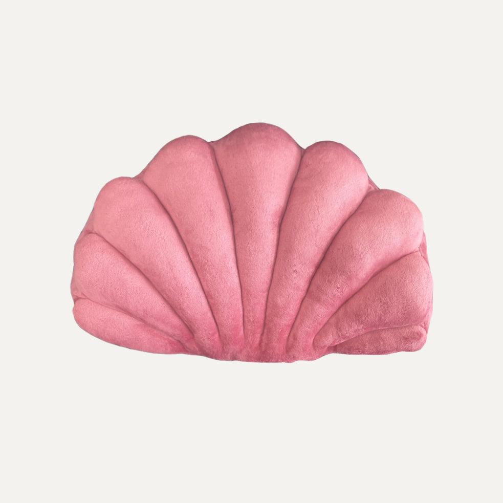 Velvet Shell Cushion - Pink | Danske Møbler